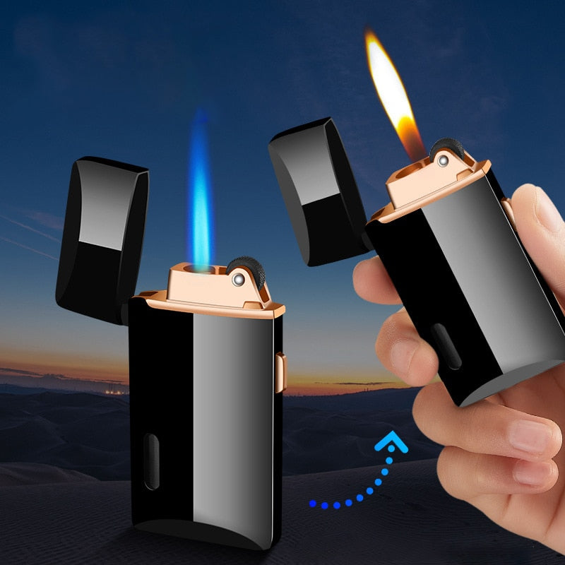 Two Flames Cigarette Lighter – My Pop Items